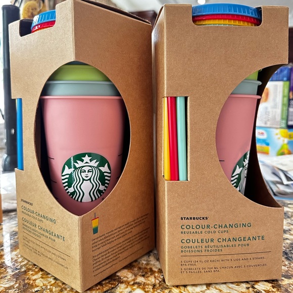 Starbucks | Kitchen | Color Changing Starbucks Cups | Poshmark